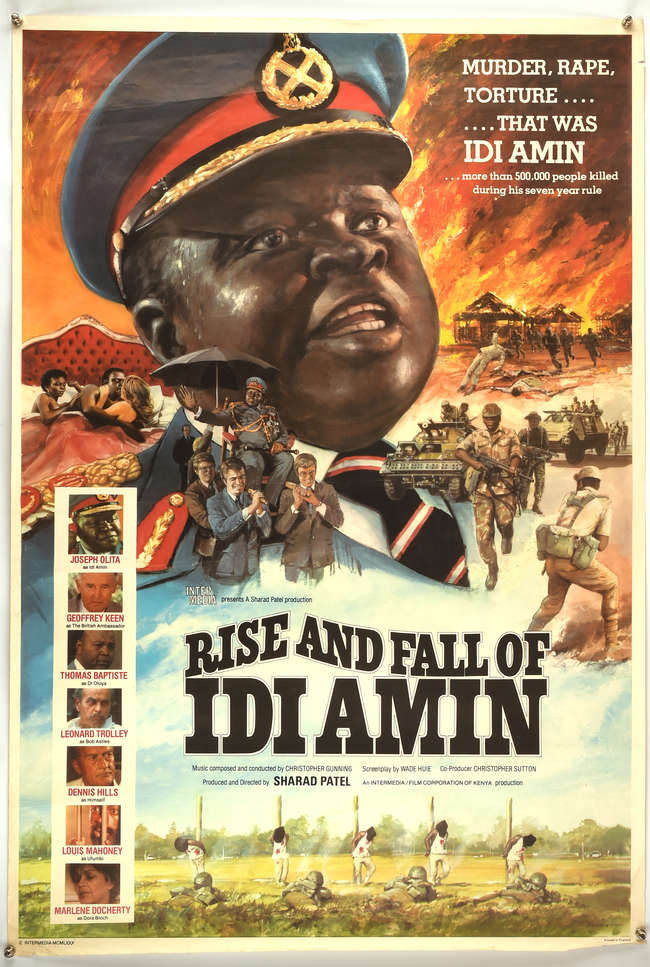 The Rise and Fall of Idi Amin (1981), British One Sheet Film Poster ...