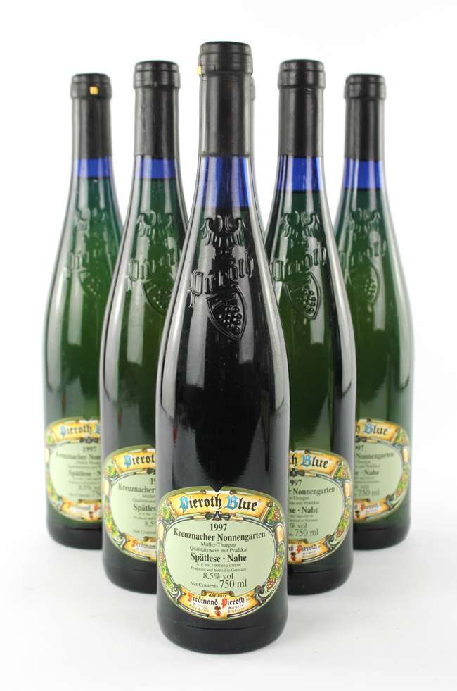 German wines, Pieroth Blue 1997 Kreuznacher Nonnengarten Spatlese ...