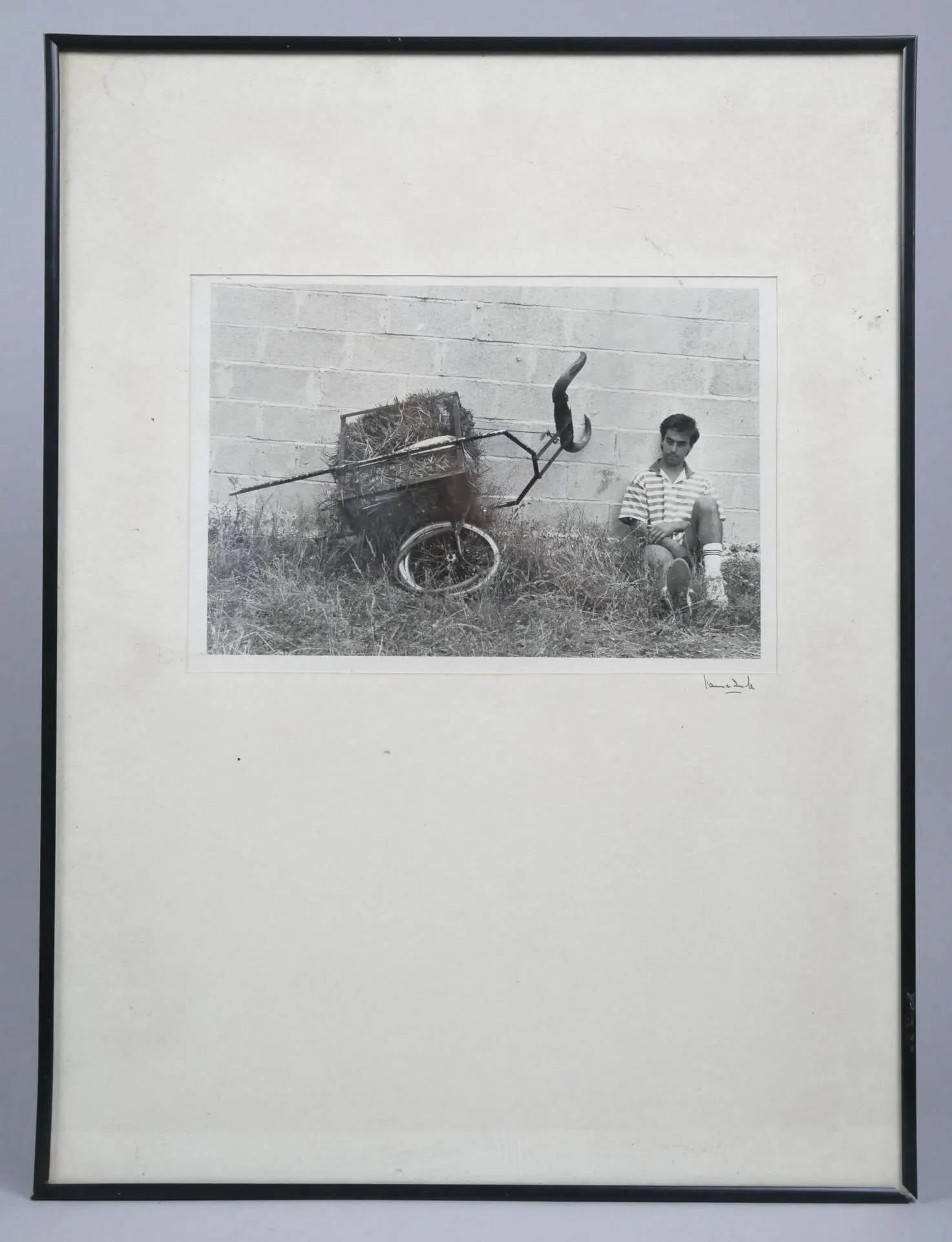 VERA FRISÉN. Olja på duk, Älv i skymning, 1900-talets andra hälft ...