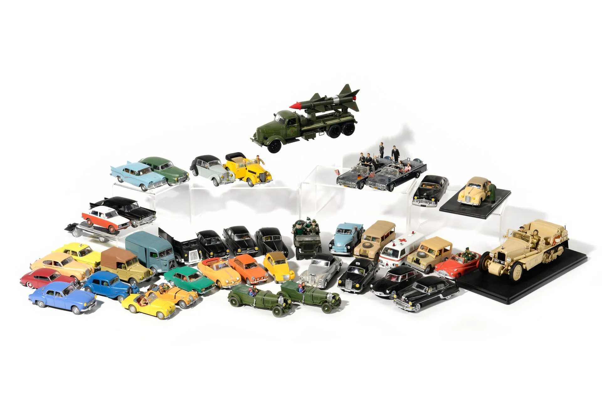 1/43, Set of 39 vehicles from the adventures of Blake and Mortimer ...