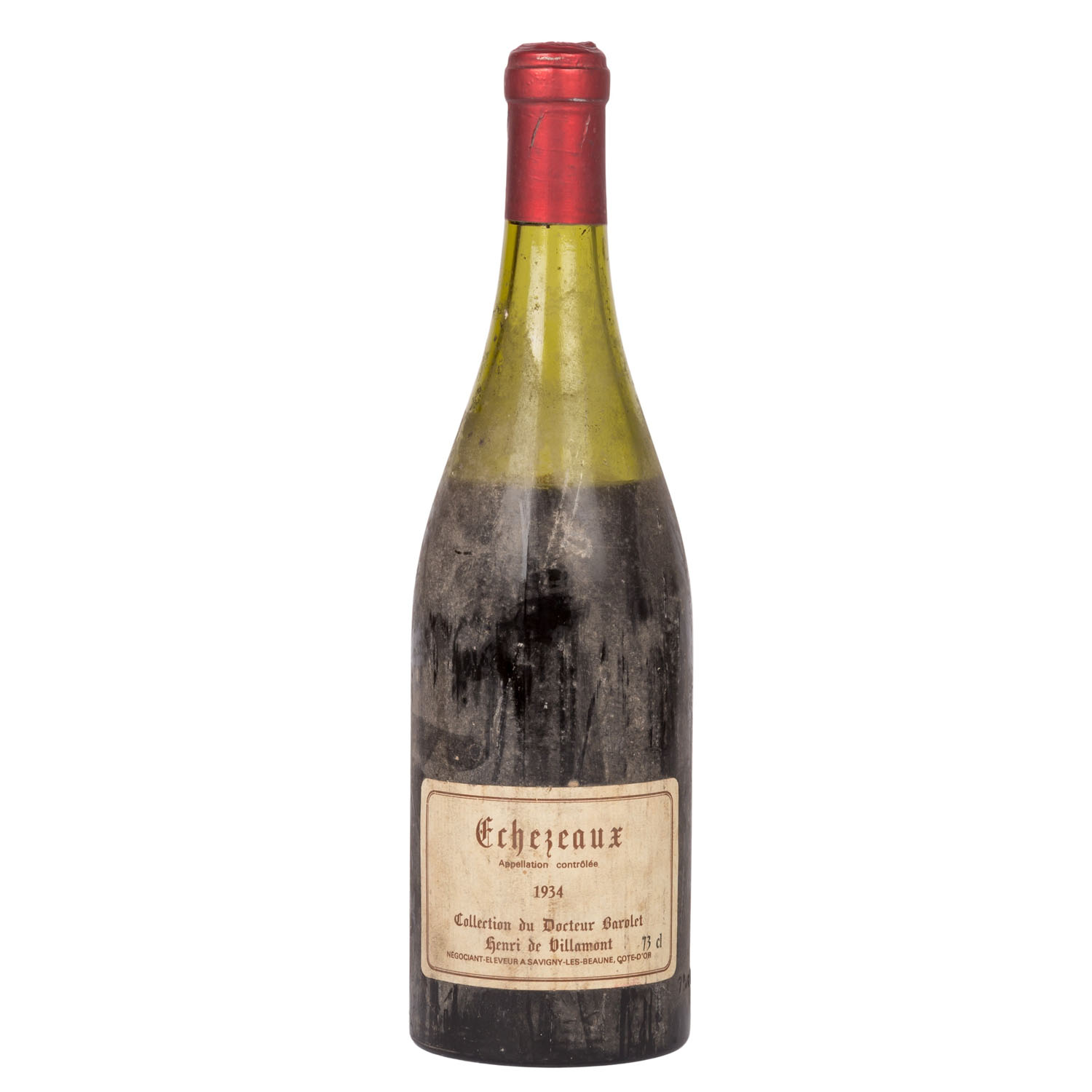1934 ECHEZEAUX Henri de Villamont 'Collection du Docteur Barolet' 1 ...