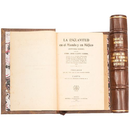 JOSÉ CANTÚ CORRO/CARLOS MENÉNDEZ. LA ESCLAVITUD EN EL MUNDO Y EN MÉJICO ...