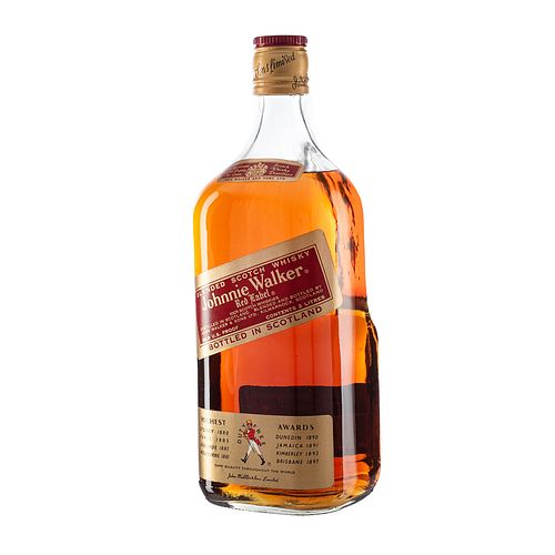 Jhonnie Walker 2 litros años 70s Red Label Blended Scotch Whisky 2L ...