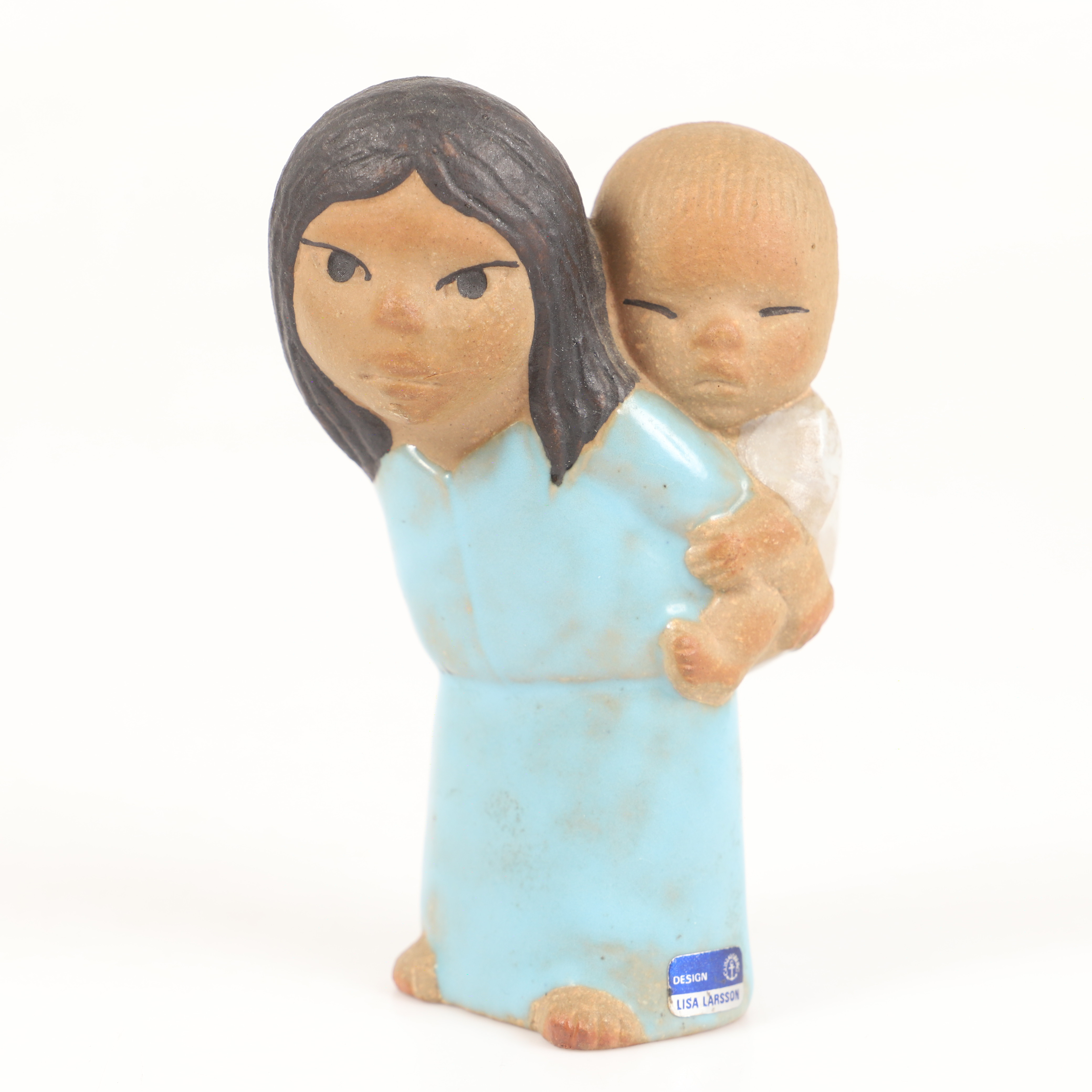 LISA LARSON. Figurin, "Öst", ur serien Världens barn, stengods ...