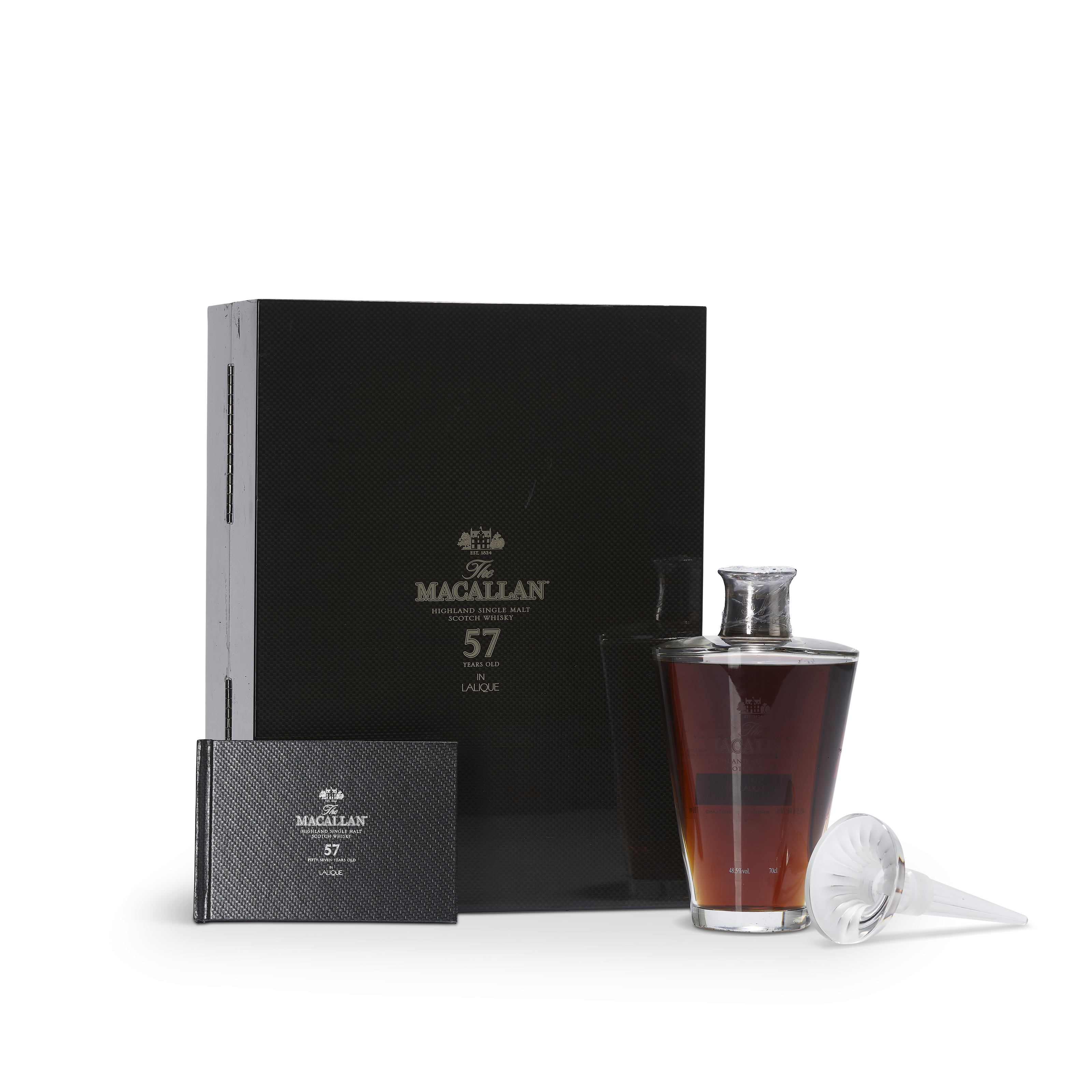 The Macallan 57 Year Old in Lalique, Six Pillars | Barnebys