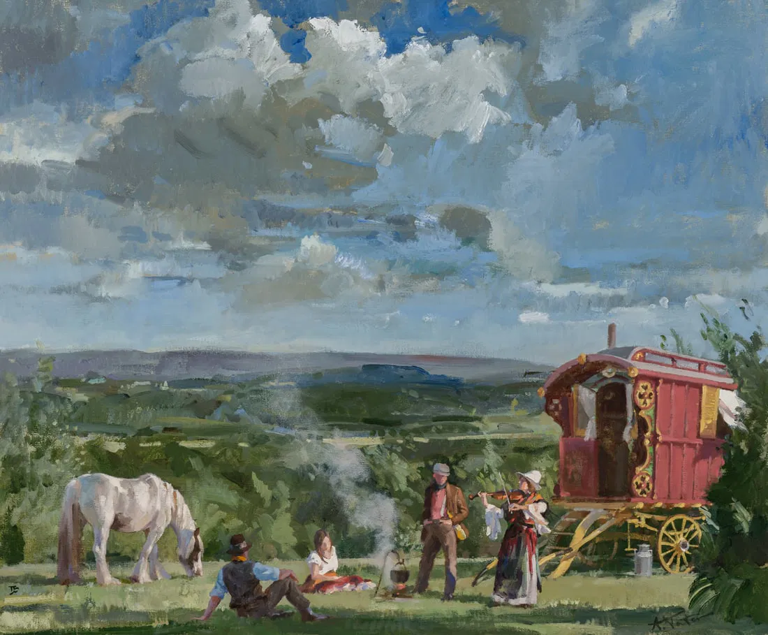 Coates, Thomas and Pater, Andre - GYPSY ENCAMPMENT, HAMPSHIRE | Barnebys