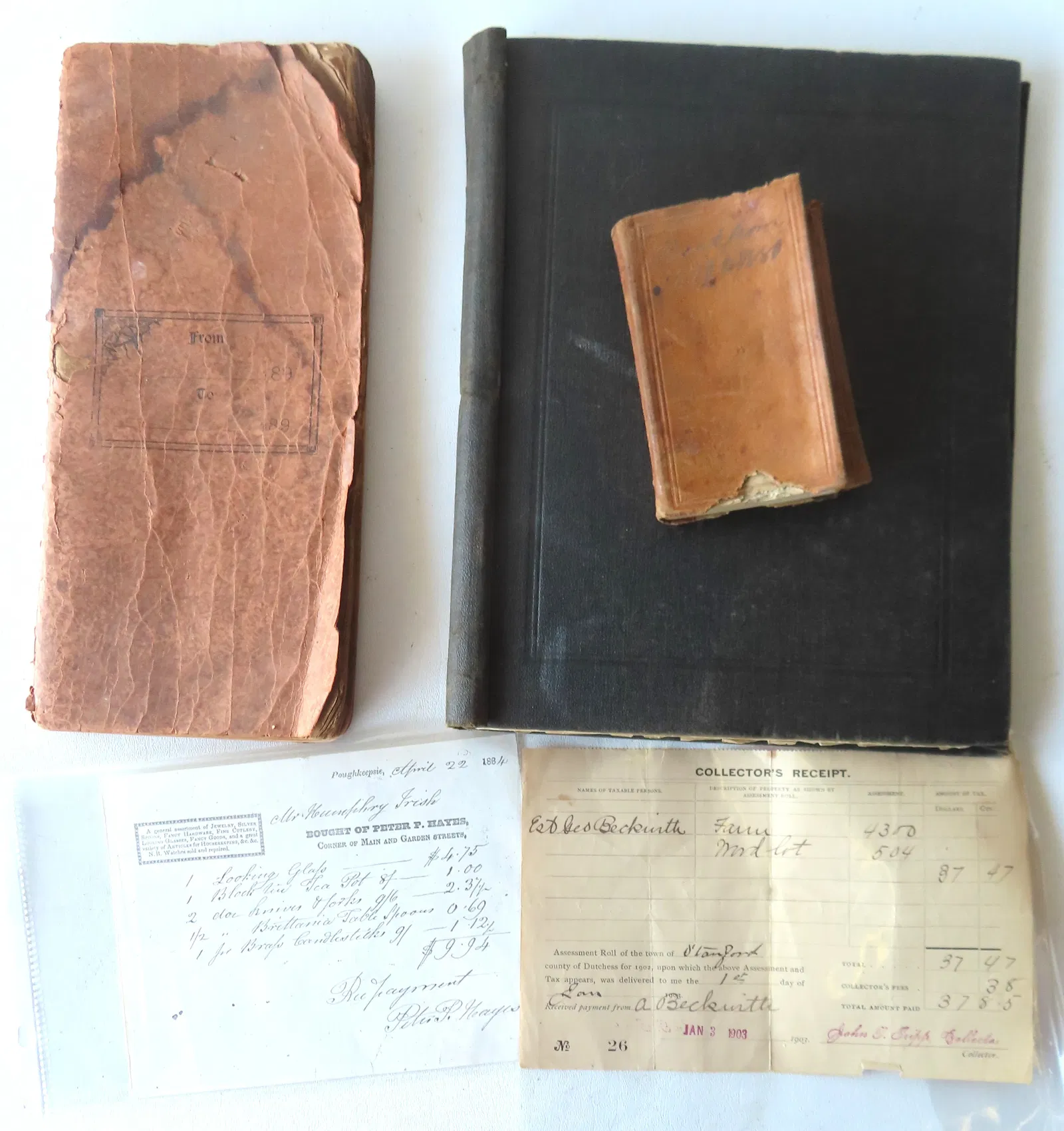 Grouping of ephemera from the Asa & Jean Beckwith estate, including ...