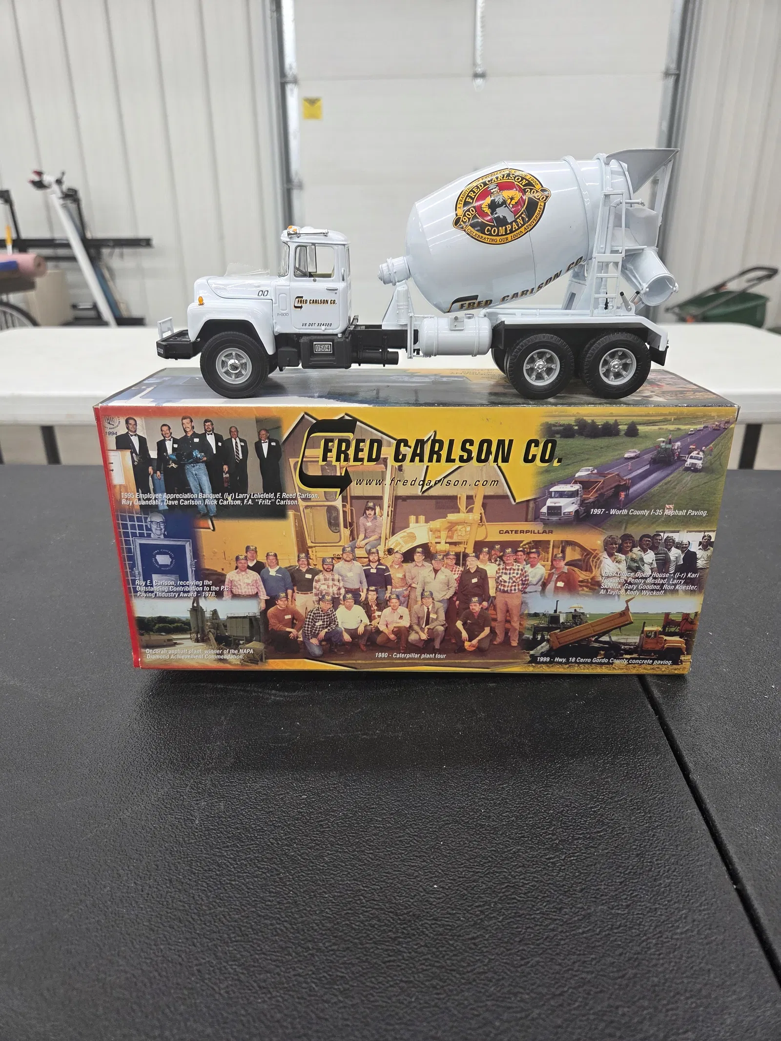 Diecast Toy, First Gear. Mack R-Model Mixer (Fred Carlson Co.) NIB ...